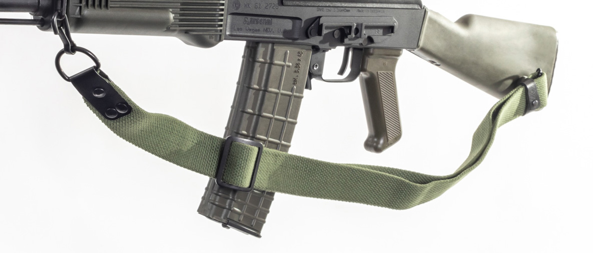 OD Green Canvas Sling AK Variants - Arsenal Inc
