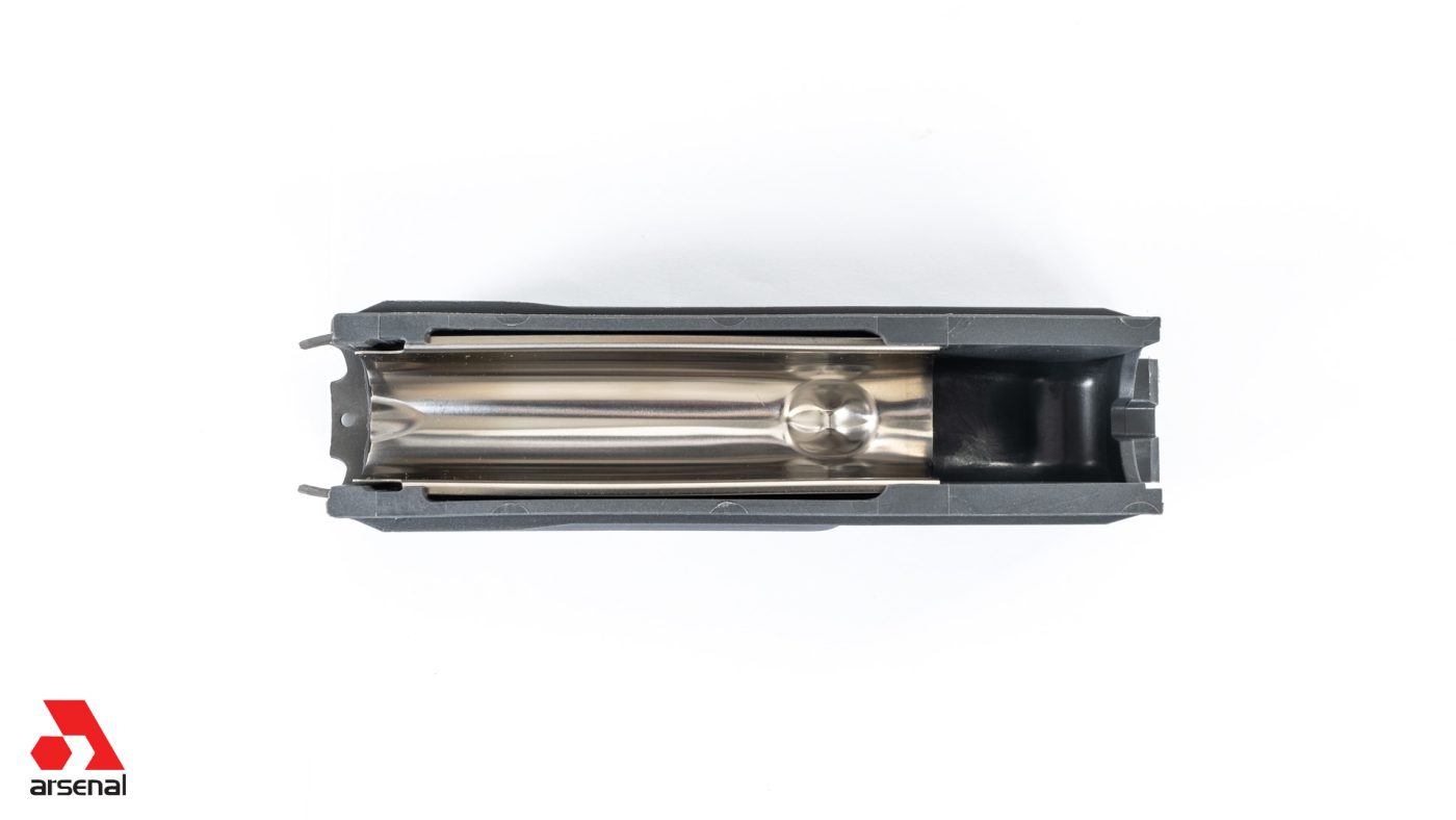 Gray Polymer Lower Handguard with Stainless Steel Heat Shield for ...