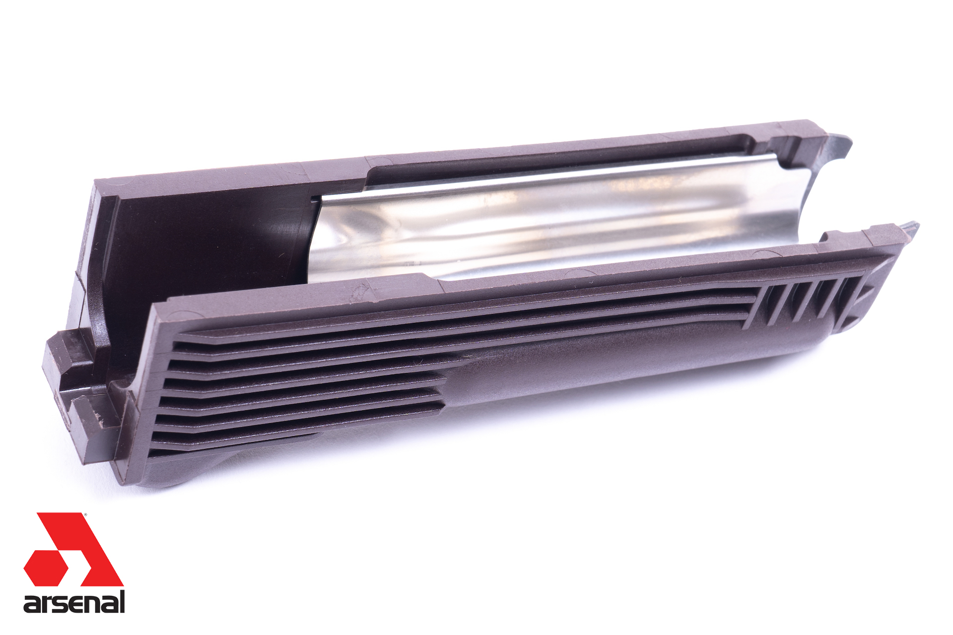 Plum Polymer Lower Handguard with Stainless Steel Heat Shield for ...