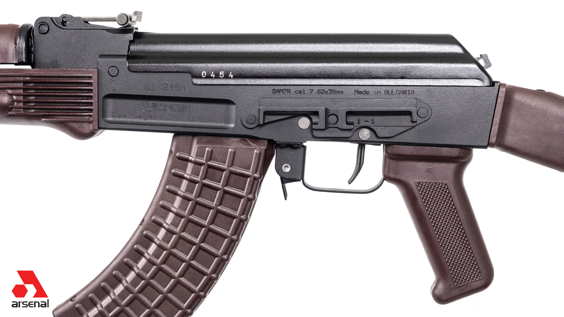 SAM7R 7.62x39mm Semi-Auto Rifle Plum Furniture & Plum 30rd Magazine ...