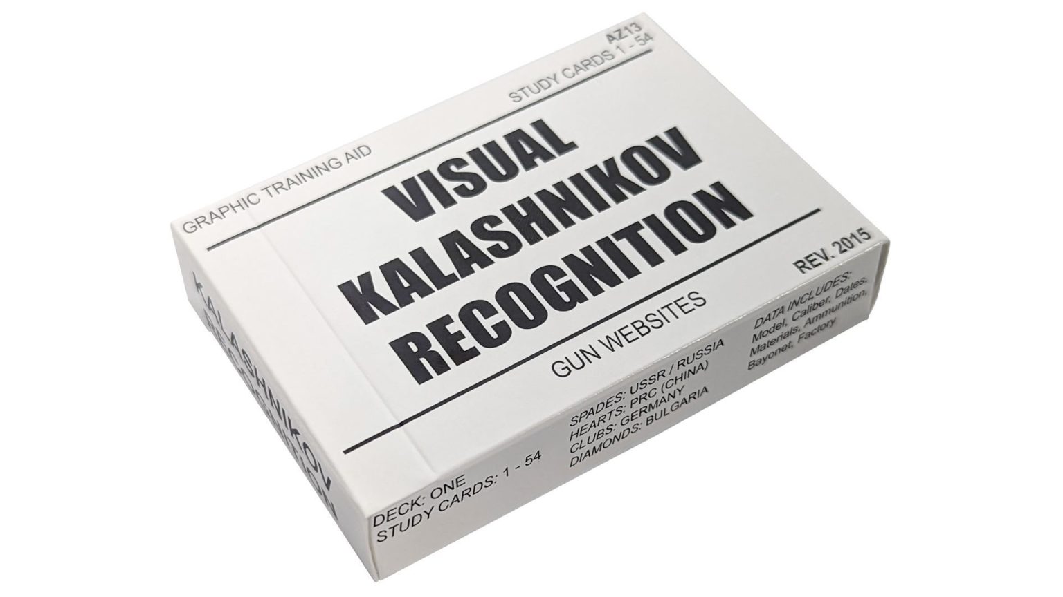 Kalashnikov AK Rifle Playing Cards - Arsenal Inc