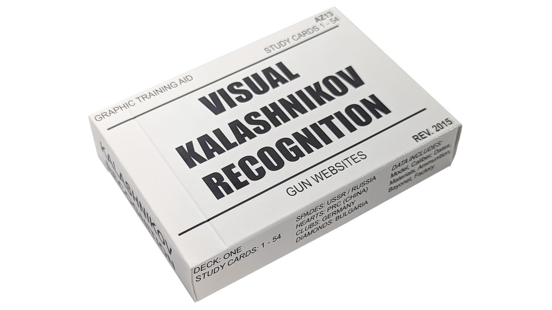 Kalashnikov AK Rifle Playing Cards - Arsenal Inc