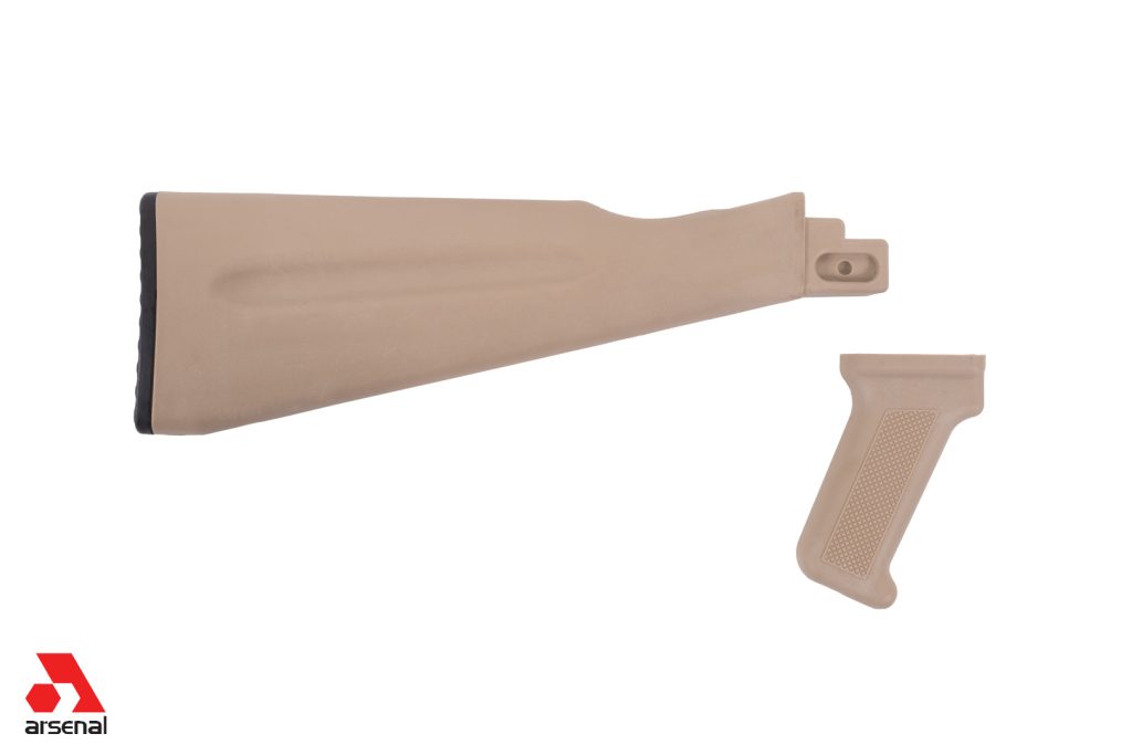 NATO Length Desert Sand Stock Set for Stamped Receivers US Made ...