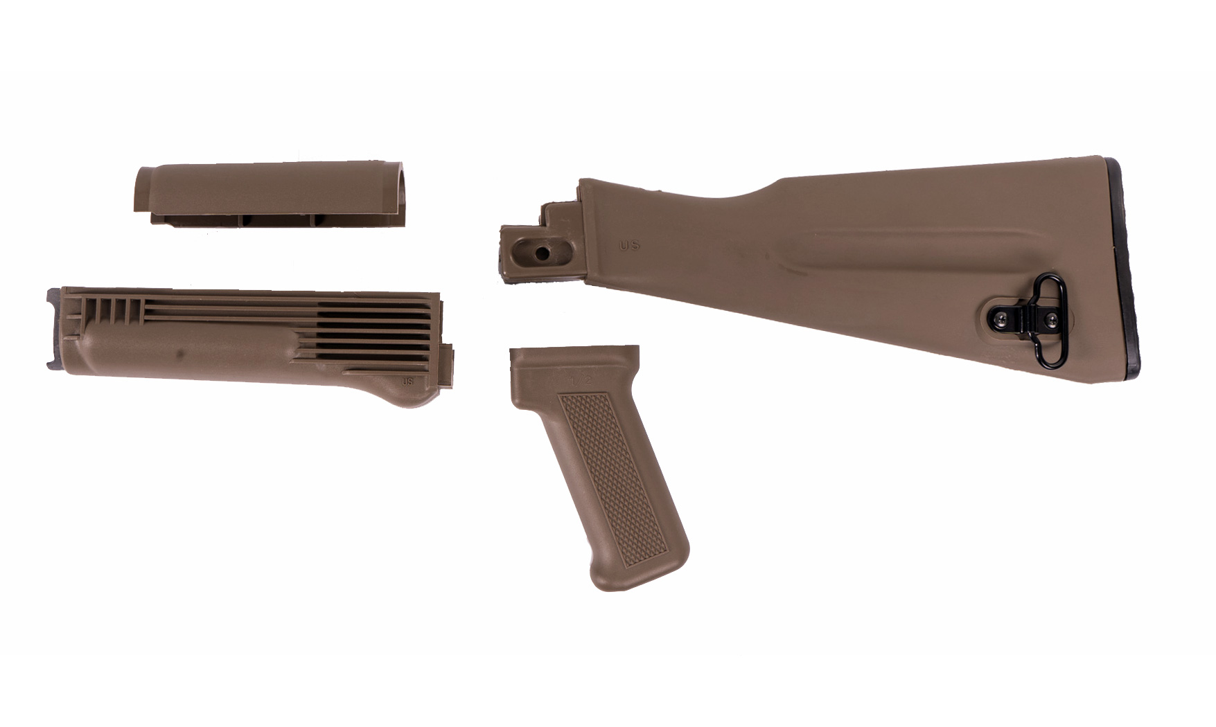 FDE Warsaw Length Stock Set for Stamped Receivers - Arsenal Inc