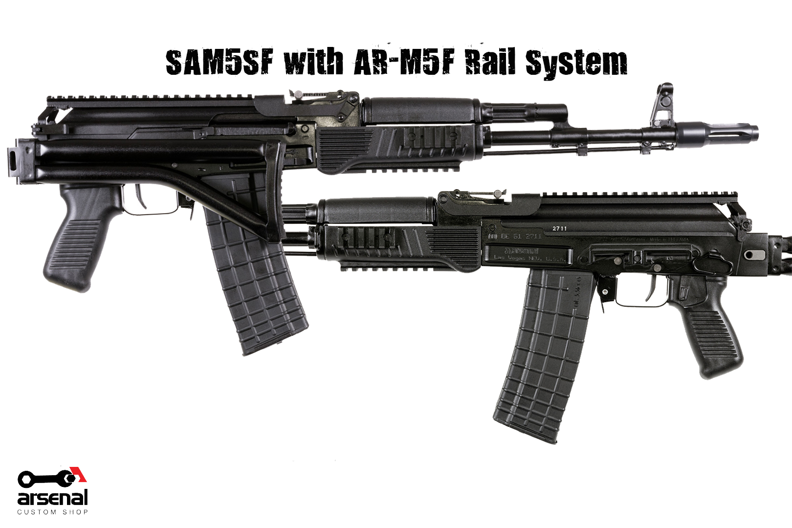 Arsenal Custom Shop SAM5SF Side Folding 5.56x45mm AK-47 Rifle with AR ...