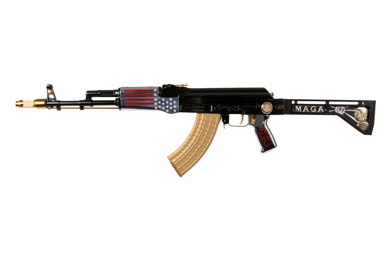 Arsenal Custom Shop DJT-47 AK-47 Trump Gun - Arsenal Inc